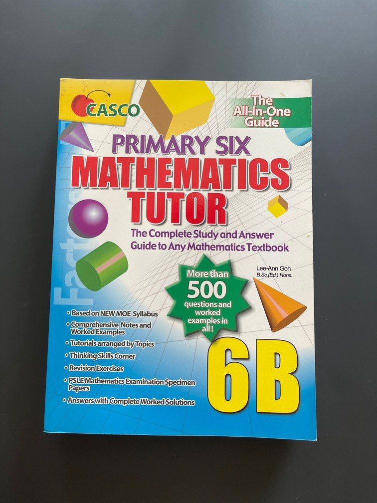 Singapore Mathematics book - Primary 6, Hobbies & Toys, Books ...