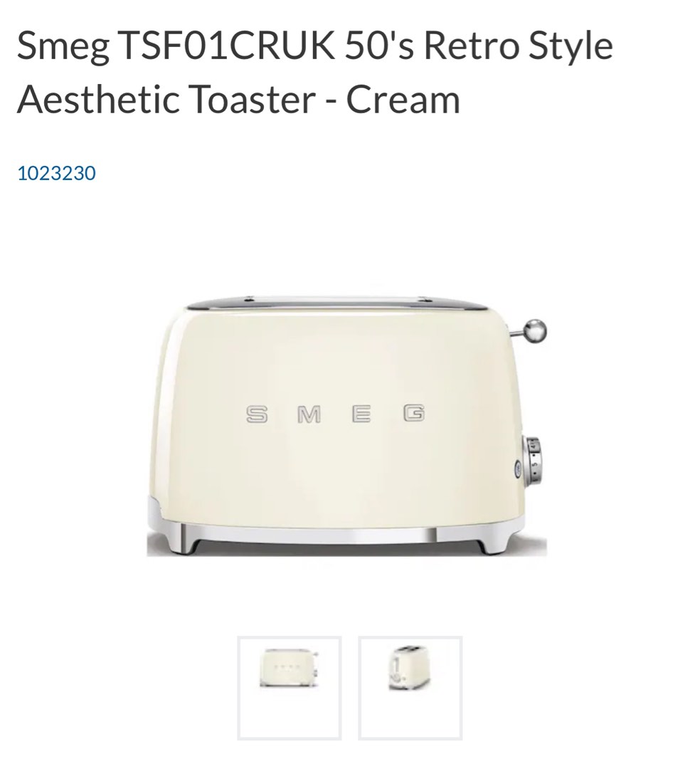 SMEG Toaster, TV & Home Appliances, Kitchen Appliances, Ovens ...