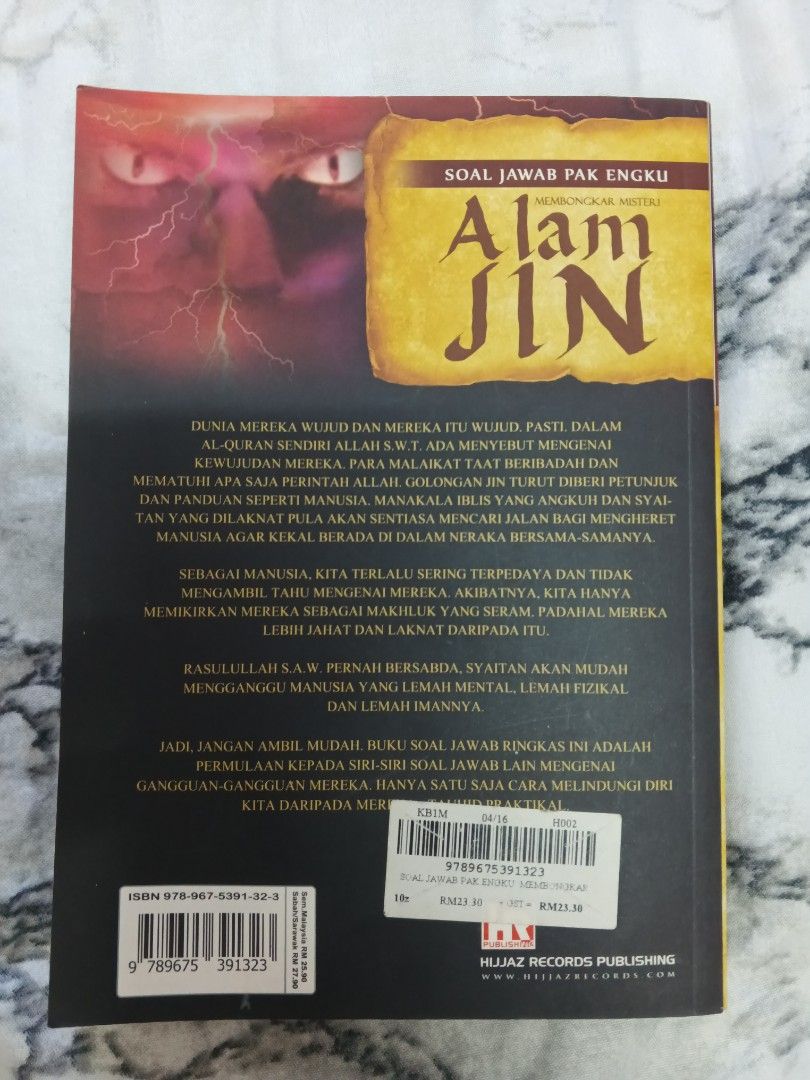 Soal Jawab Pak Engku : Alam Jin, Hobbies & Toys, Books & Magazines ...