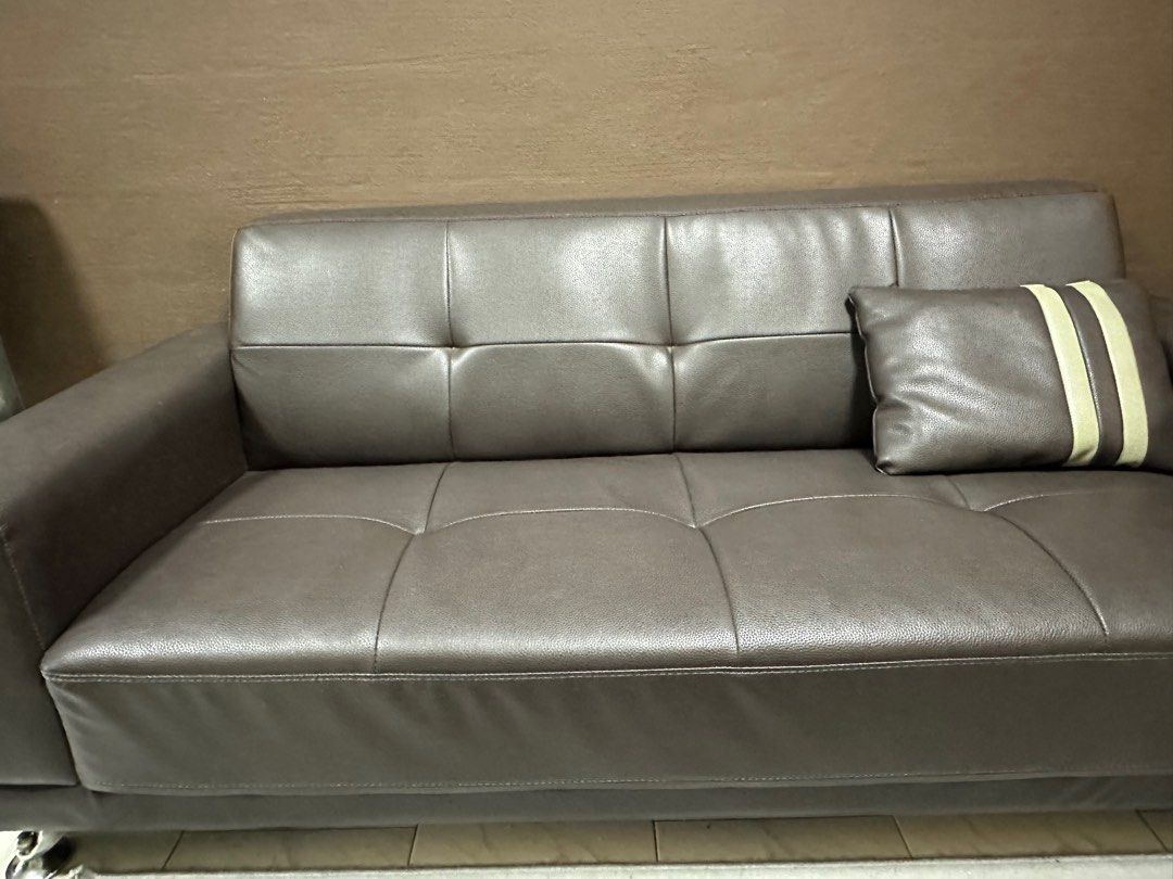Sofa set with leg rest, Furniture & Home Living, Furniture, Other Home ...