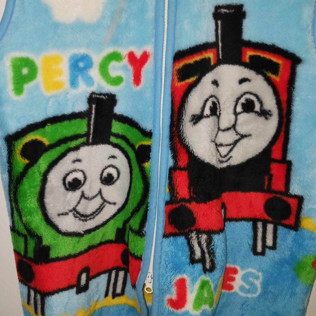 Sony Thomas & Friends Full Zip Fleece Vest, Men's Fashion, Coats ...