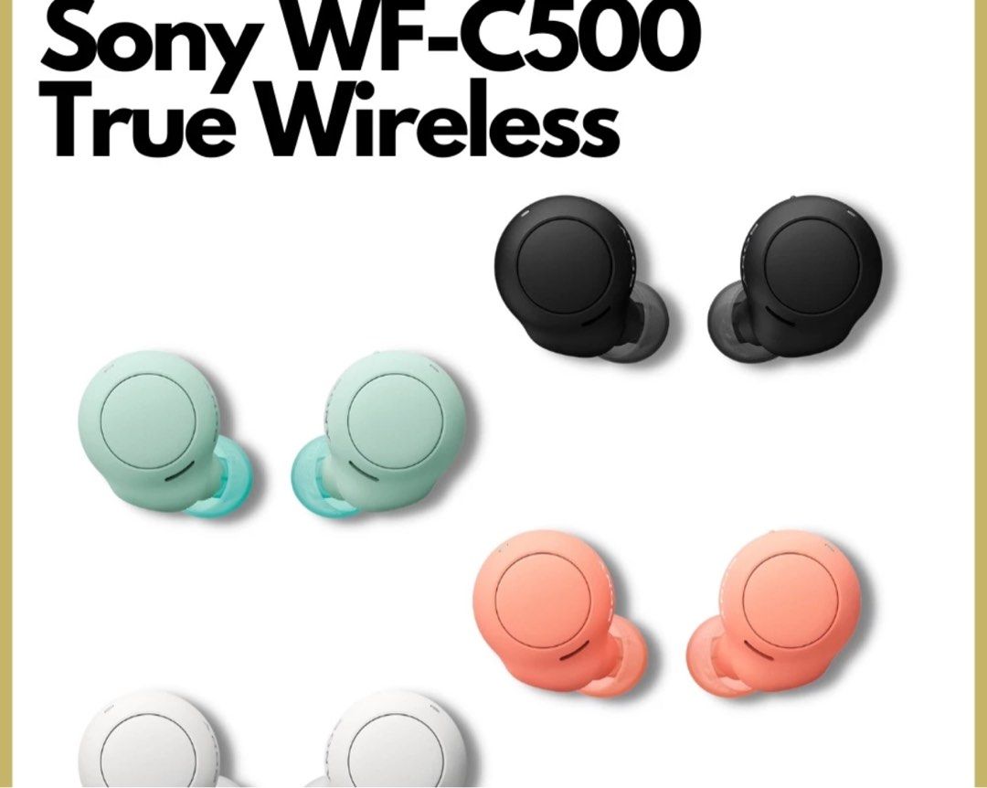 Sony WF-C500 True Wireless Bluetooth Earbuds C500, Audio, Earphones on ...