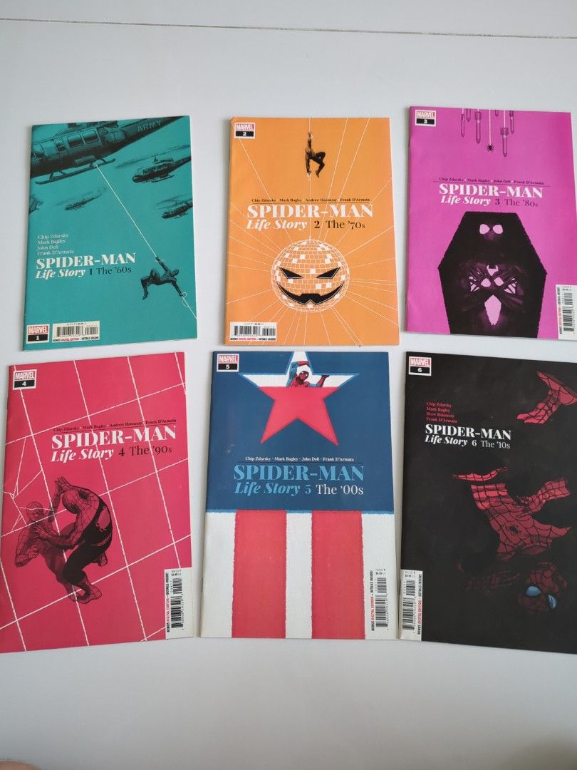Spider-Man Life Story #1-6 Marvel Comics, Hobbies & Toys, Books ...