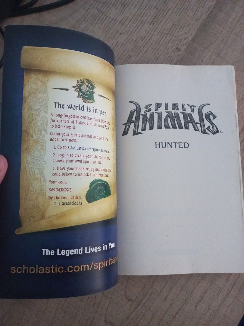 Spirit Animals Book 2 Hunted, Hobbies & Toys, Books & Magazines ...
