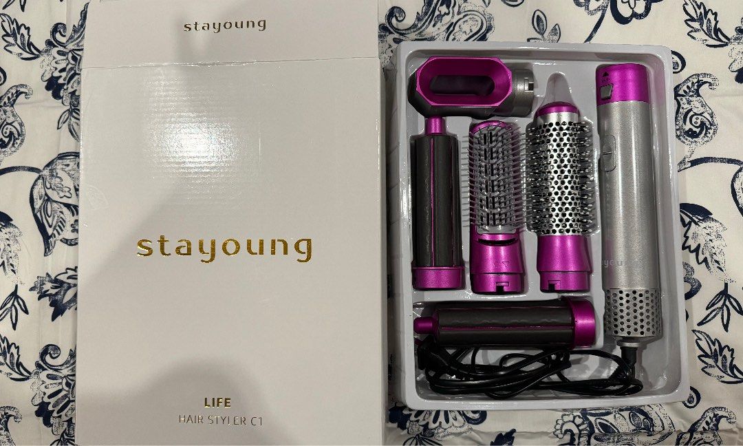 STAYOUNG 5 in 1 Hairstyler, Beauty & Personal Care, Hair on Carousell