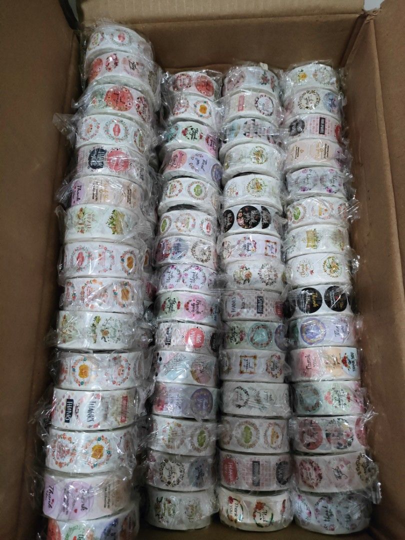 [Termurah] Sticker 500 Box Nasi | Kotak Makanan | Jualan Catering, Buku ...