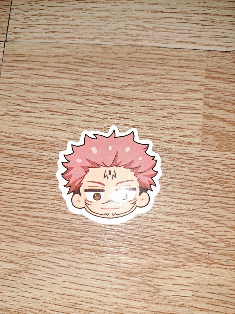 Sukuna Head Sticker, Hobbies & Toys, Stationary & Craft, Art & Prints ...