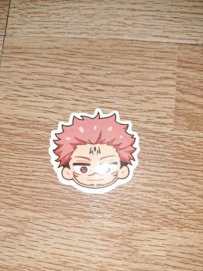 Sukuna Head Sticker, Hobbies & Toys, Stationary & Craft, Art & Prints ...