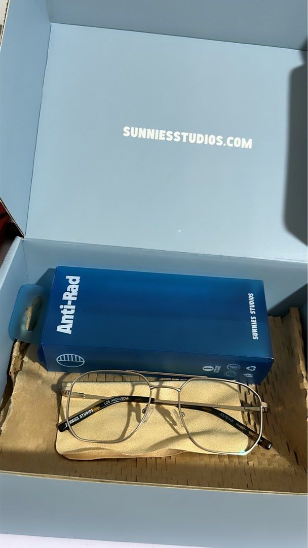 Sunnies Studios AntiRad Malcom- Gold, Women's Fashion, Watches & Accessories, Sunglasses ...