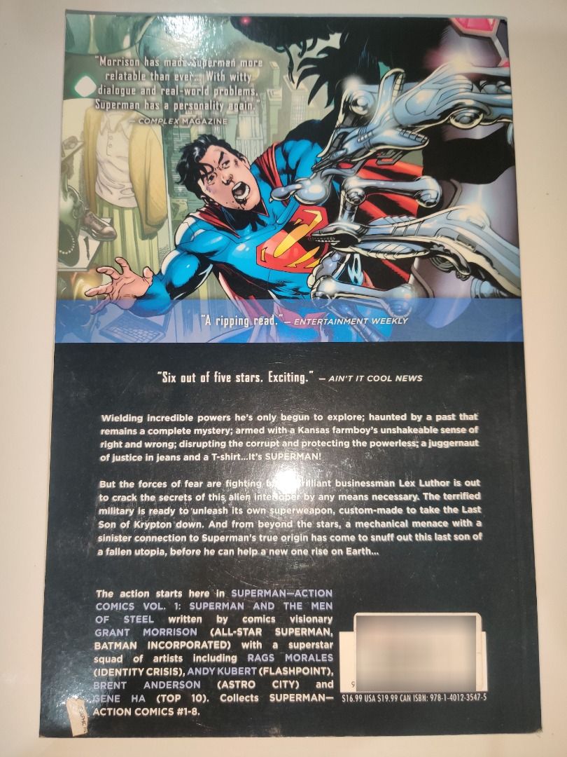 Superman: Action Comics, Vol. 1: Superman and the Men of Steel (The New ...