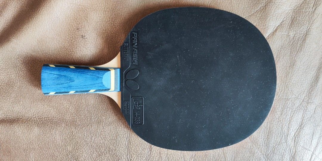 Table tennis bat - penhold, rubber on 2 sides, Sports Equipment, Sports ...