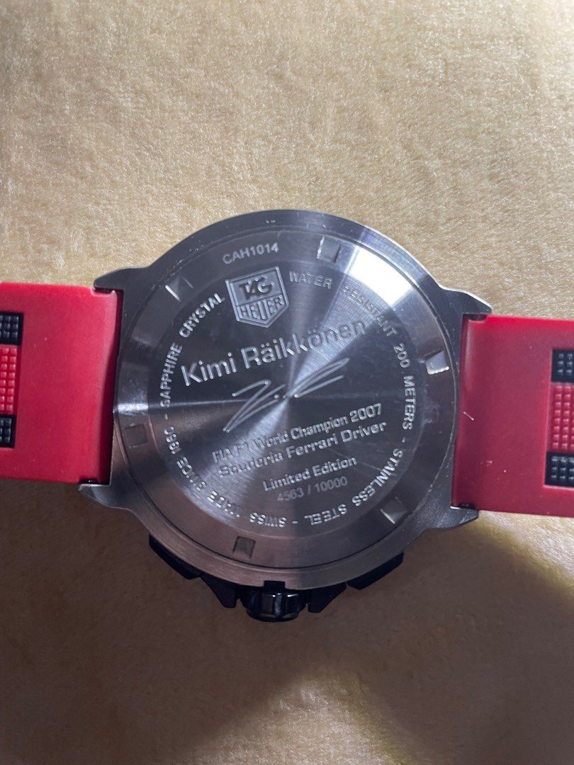 Tag Heuer Formula 1 Limited Edition Kimi Raikkonen, Men's Fashion ...