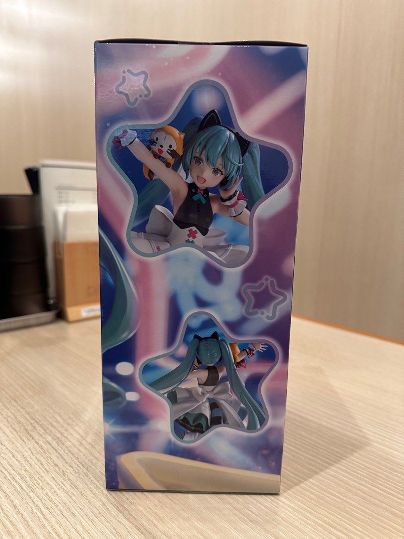 Taito hatsune miku x Rascal excood creative figure, Hobbies & Toys ...