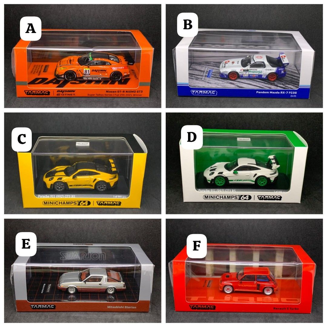 Tarmac Minichamps Nissan gtr nismo gt3 pandem Mazda rx7 rx-7 fc fc3s ...