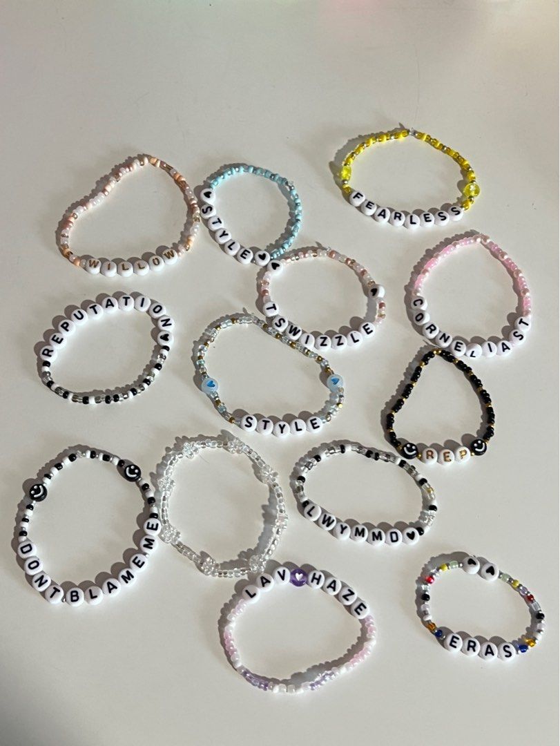 Taylor Swift Eras Tour Bracelet, Women's Fashion, Jewelry & Organisers ...
