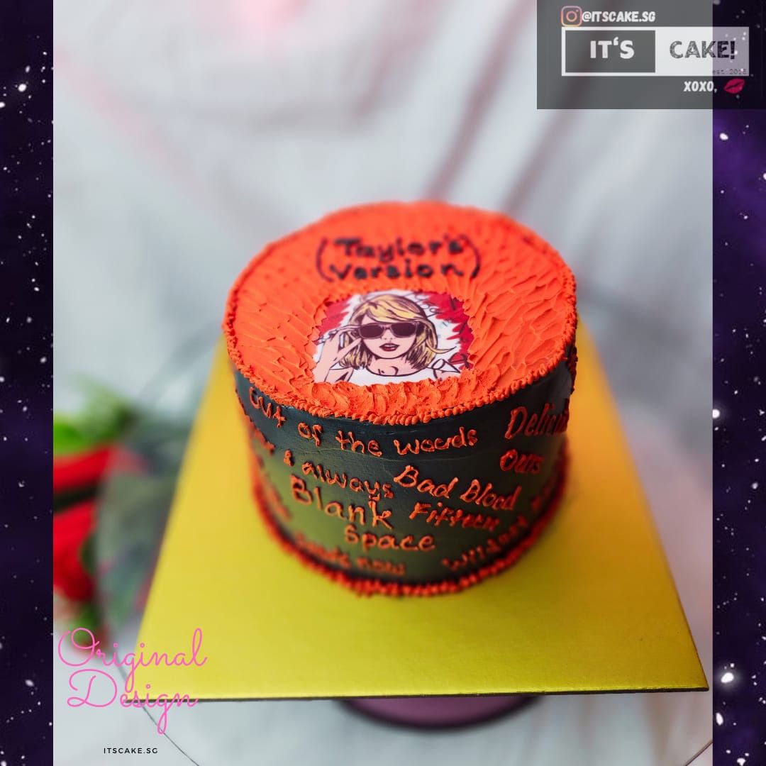 Taylor Swift Themed Cake, Food & Drinks, Homemade Bakes on Carousell