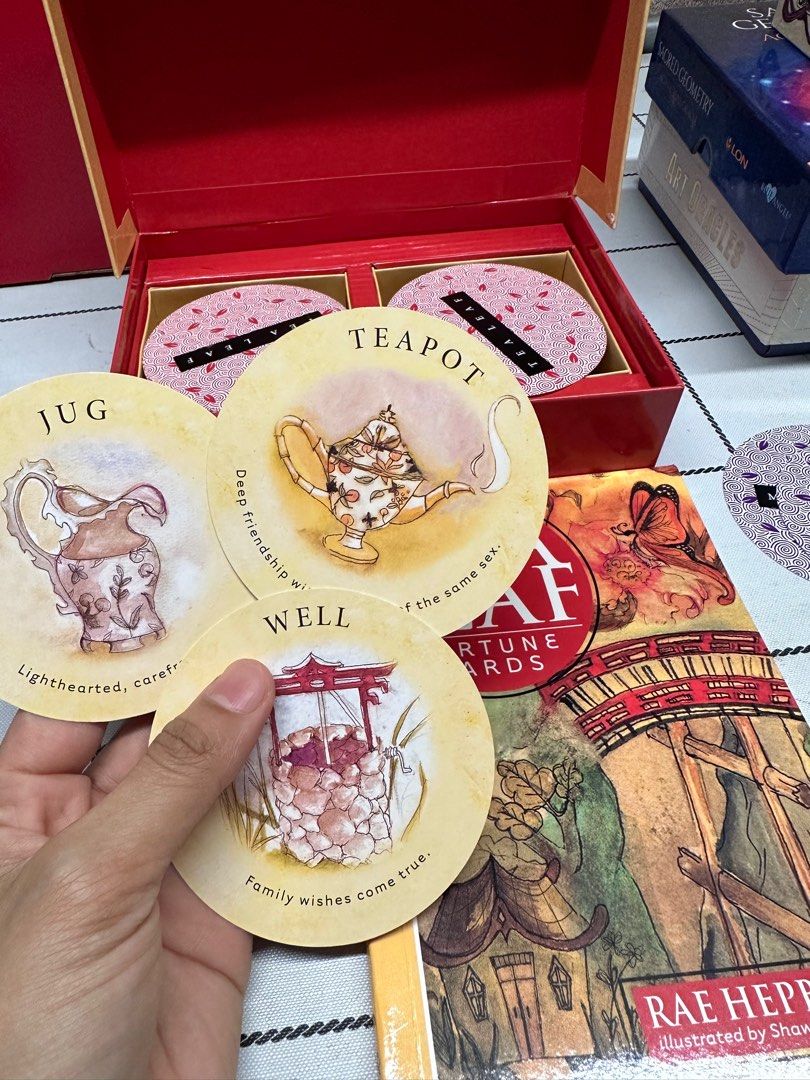 Tea Leaf Fortune Oracle Cards, Hobbies & Toys, Toys & Games on Carousell