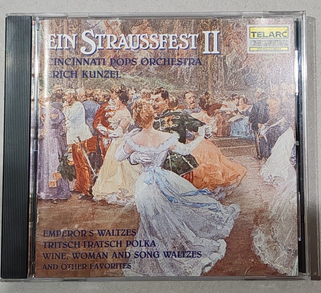 Telarc Digital Audiophile CD Ein Straussfest I and II early pressed ...