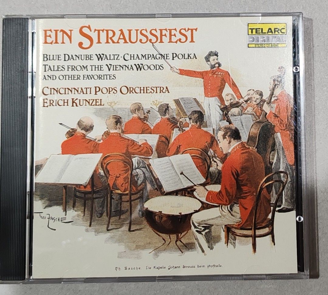 Telarc Digital Audiophile CD Ein Straussfest I and II early pressed ...