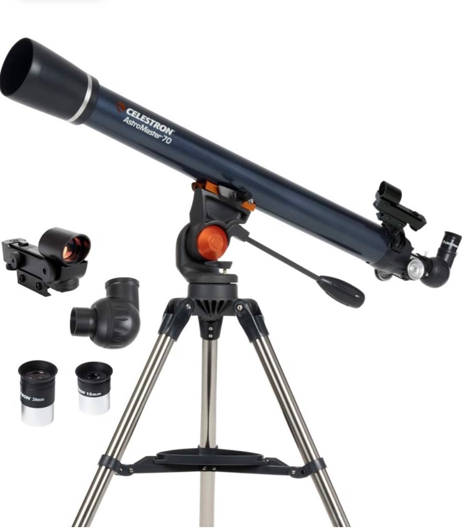 Telescope - Celestron Astro master 70AZ, Sports Equipment, Hiking ...