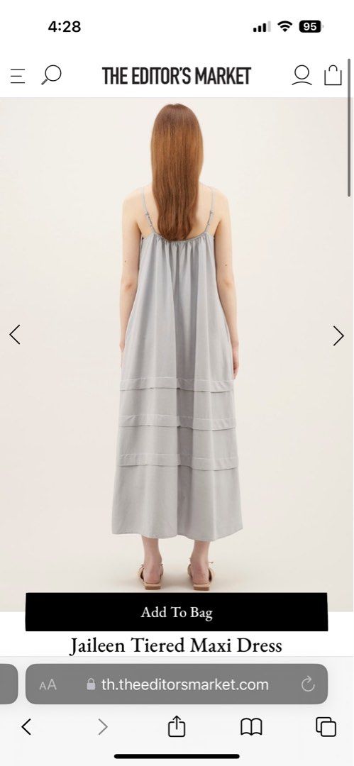 TEM Jaileen Tiered Maxi Dress, Women's Fashion, Dresses & Sets, Dresses ...