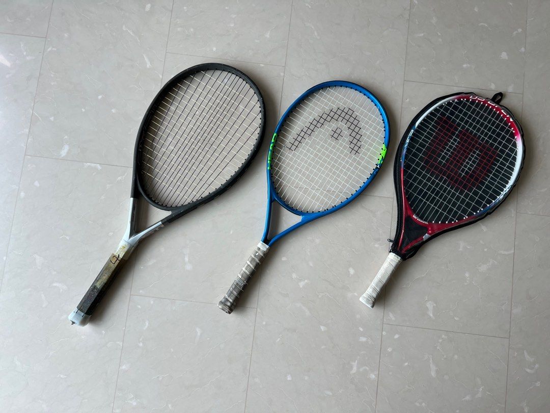 Tennis racquets (Head and Wilson), Sports Equipment, Sports & Games ...