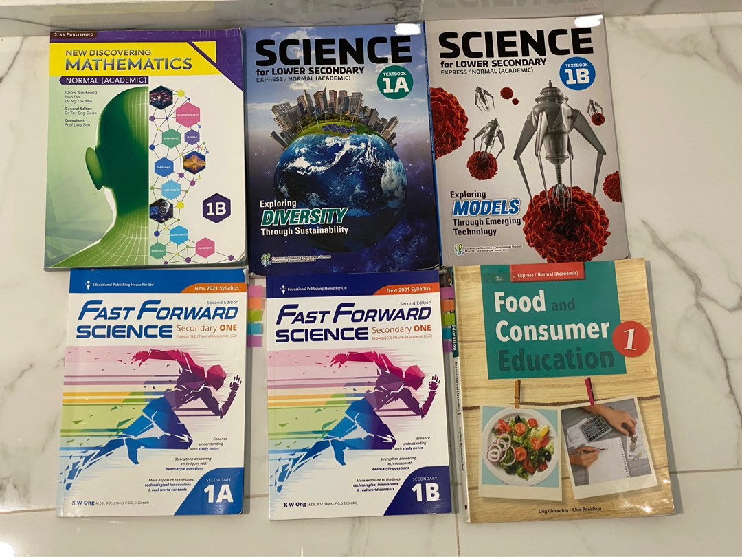 Textbooks - sec 1 NA-NT, Hobbies & Toys, Books & Magazines, Textbooks ...