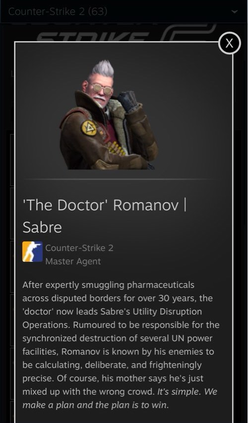 'The Doctor' Romanov I Sabre, Video Gaming, Gaming Accessories, Game ...