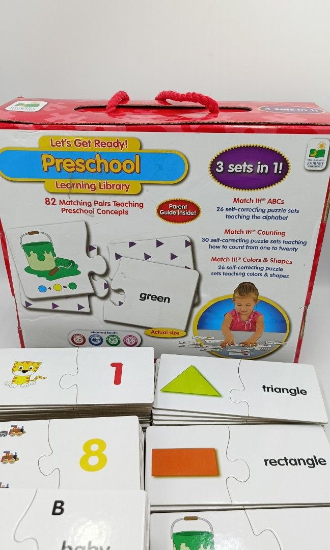 The Learning Journey Preschool 3sets in 1 (A19), Hobbies & Toys, Toys ...