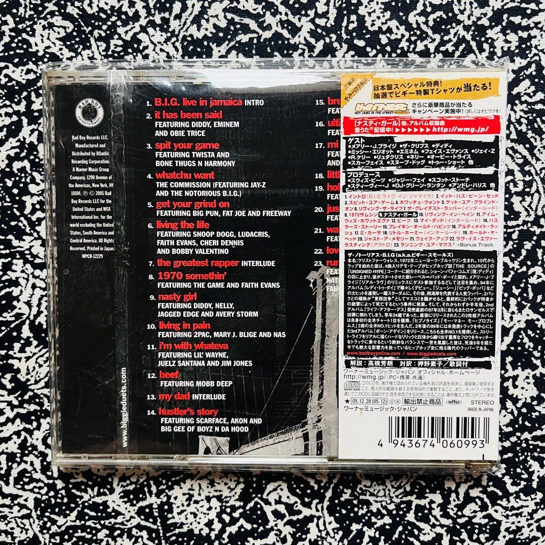 The Notorious B.I.G - Duets (The Final Chapter) CD, Hobbies & Toys ...