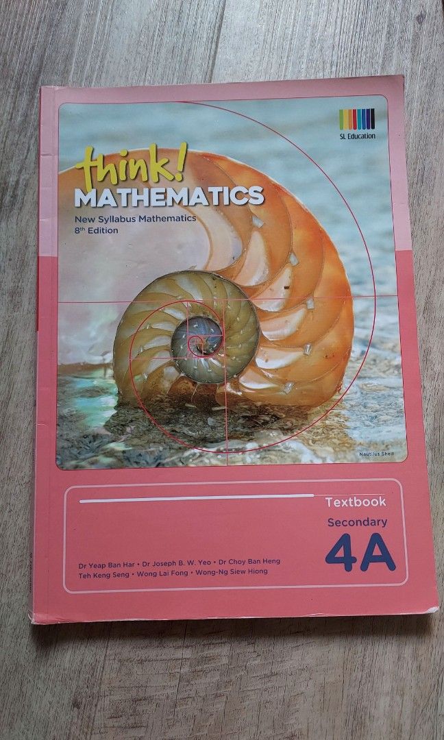 think! mathematics 8th edition 4A and 4B (textbook), Hobbies & Toys ...
