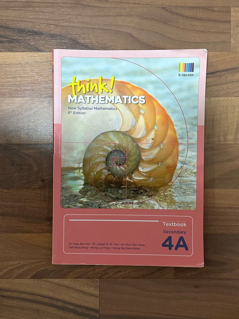 think! mathematics 8th edition sec4A & 4B textbook, Hobbies & Toys ...