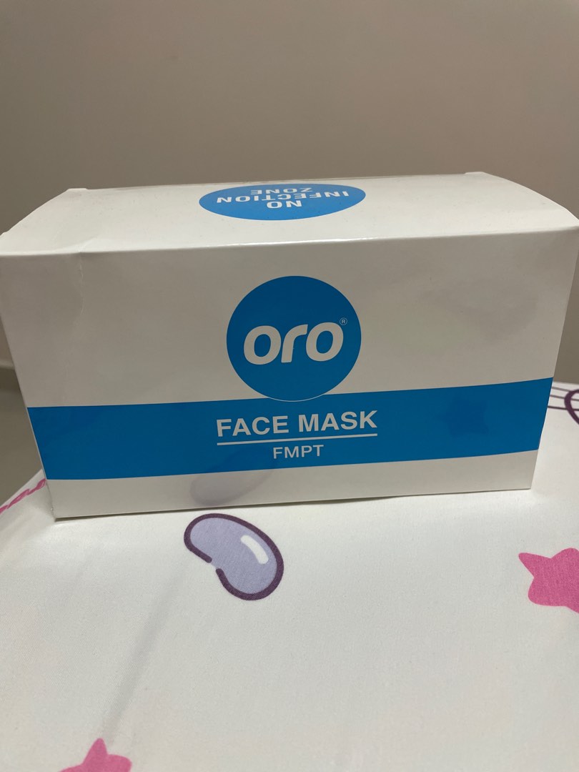 (3 ply) Tie on mask 1 box only, Health & Nutrition, Face Masks & Face ...