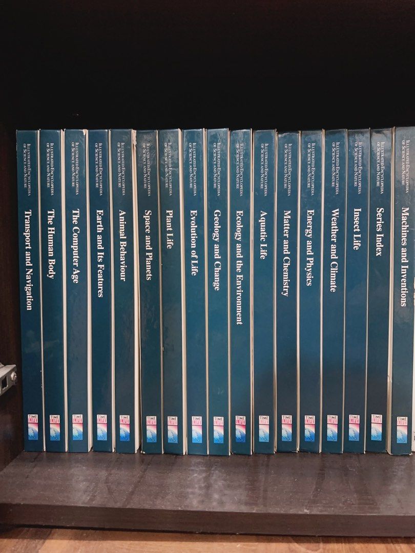 Time Life Illustrated Encyclopaedia of Science and Nature (full set 17 ...