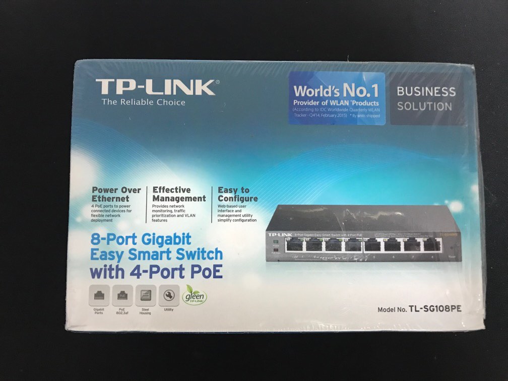 TP-Link 8 port POE Gigabit switch, 電腦＆科技, 電腦周邊及配件, 電腦周邊產品 - Carousell