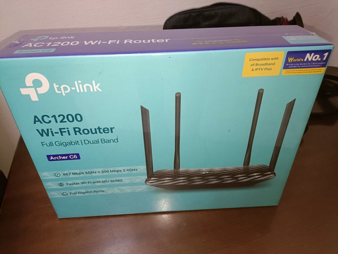 TP-link AC1200 wifi router brand new, Computers & Tech, Parts ...