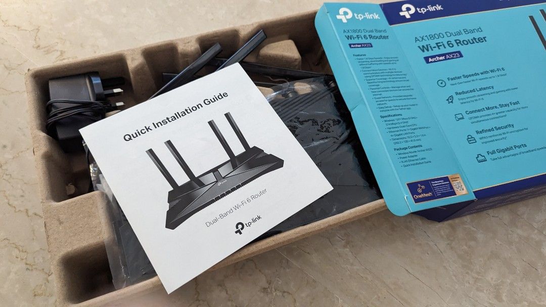 TP-Link AX1800 Dual Band Router & AX1800 Range Extender, Computers ...