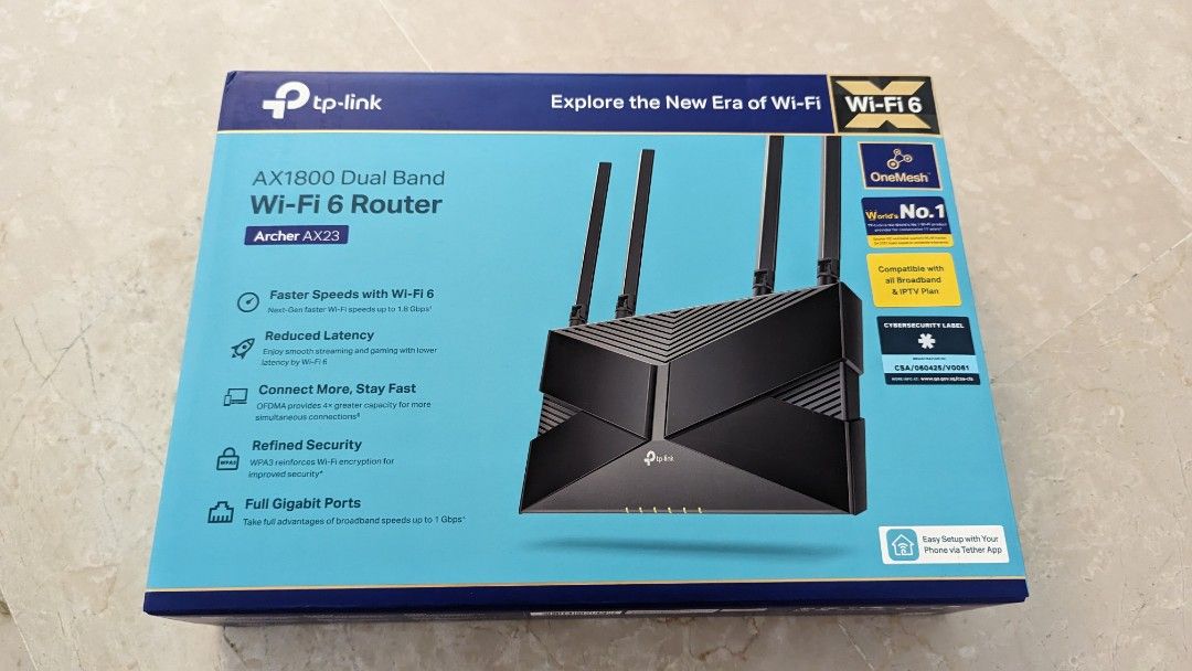 TP-Link AX1800 Dual Band Router & AX1800 Range Extender, Computers ...