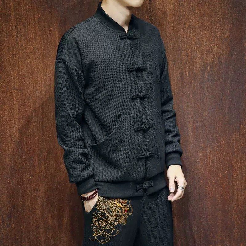Traditional chinese stylish black jacket, Men's Fashion, Coats, Jackets ...