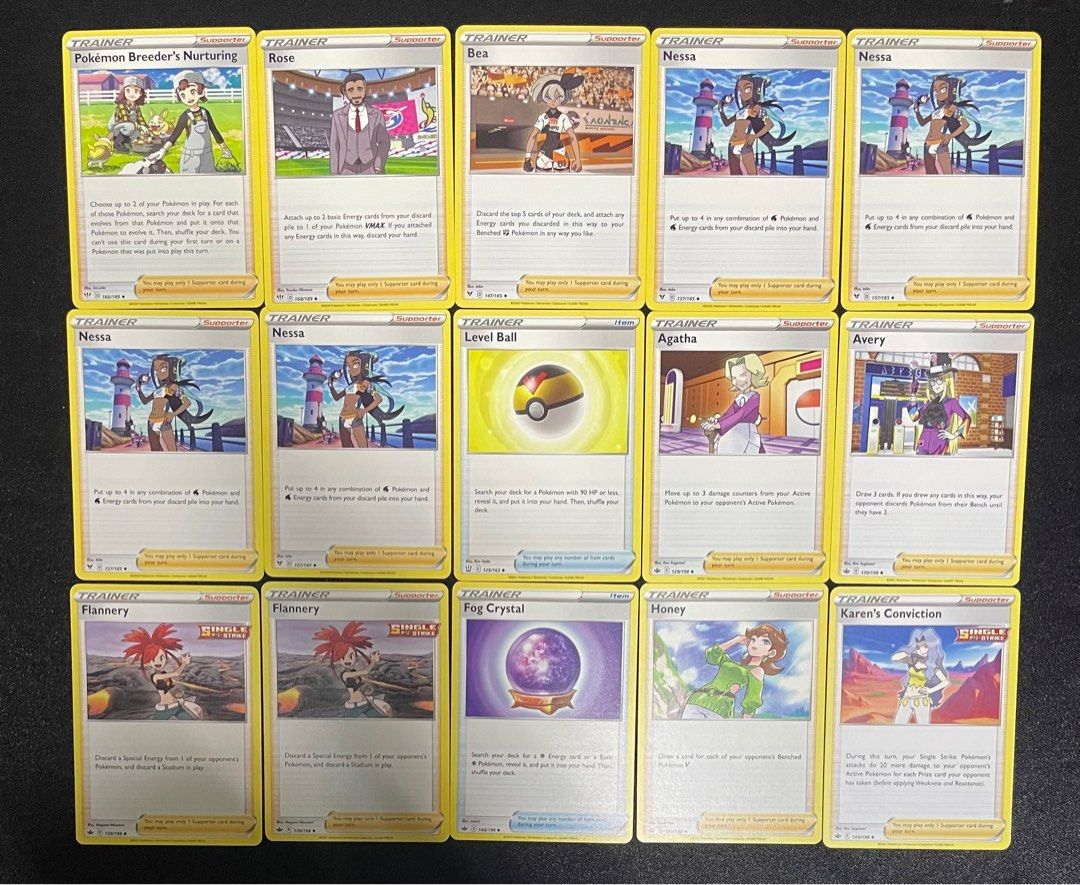 Trainer cards pokemon tcg darkness ablaze vivid voltage battle styles ...