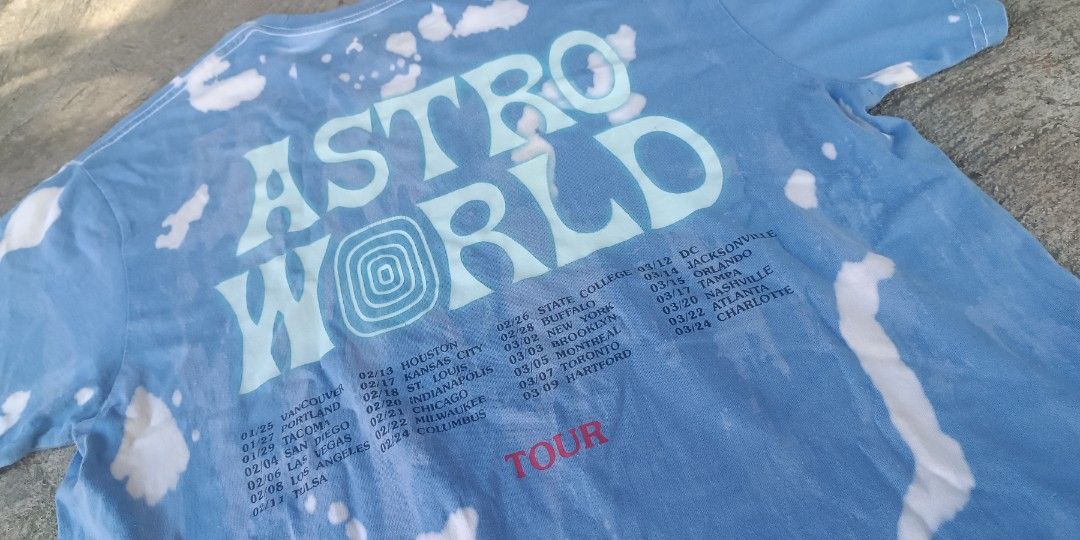 Travis Scott World Tour tee, Men's Fashion, Tops & Sets, Tshirts & Polo ...
