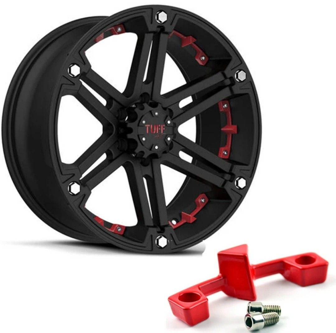 TUFF T01 16" Offroad rims, Car Accessories, Tyres & Rims on Carousell