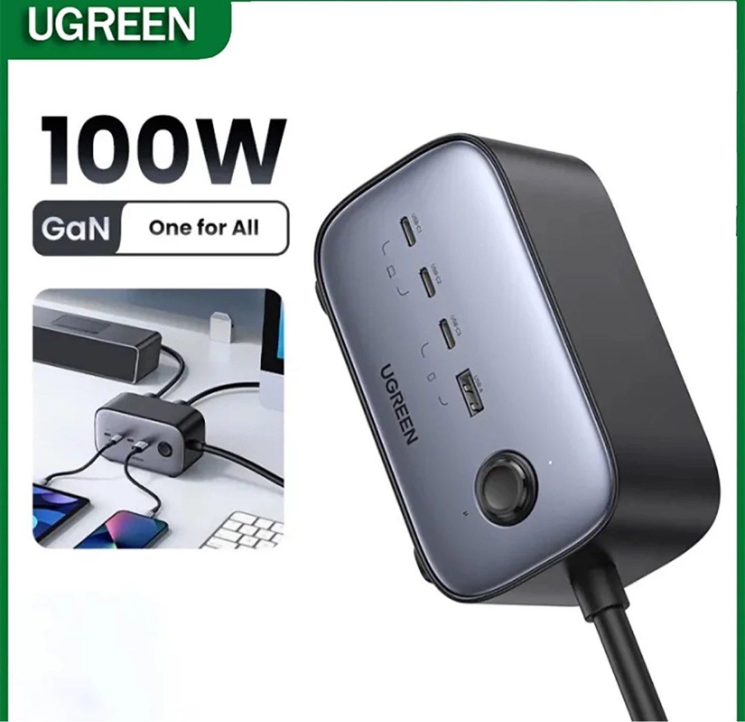 UGREEN 100W GaN Power Socket with 1.8M Cable DigiNest ***PRICE DROP ...