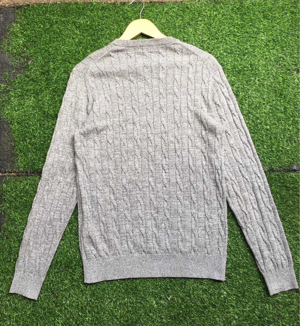 UNIQLO CABLE KNIT JACKET, Women's Fashion, Coats, Jackets and Outerwear ...