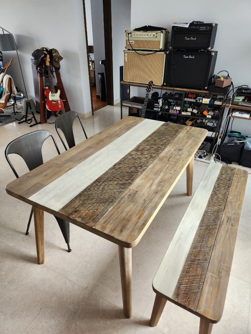 Used Wood Dining Table, Furniture & Home Living, Furniture, Tables ...