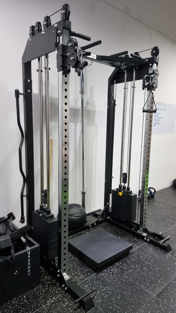 Vigor XT1 Multi Functional Trainer w/ Half Rack with 2 x 90 kg weight ...