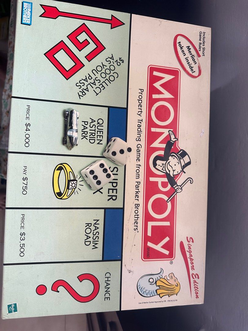 Vintage first set Monopoly game board, Hobbies & Toys, Toys & Games on Carousell