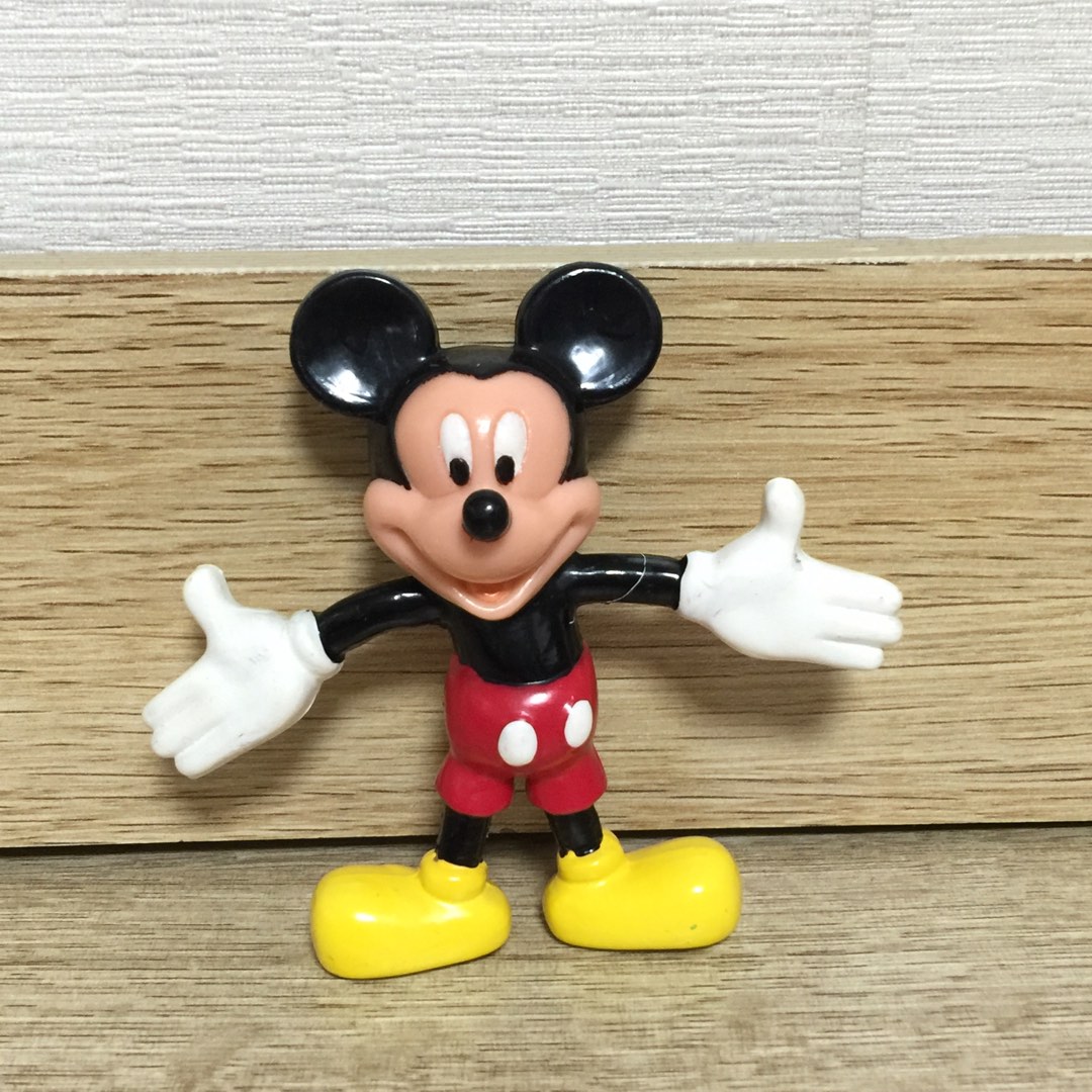 Vintage 8cm Mickey Mouse Bendable Toy Figure - Disney 1993 Monogram, 興趣 ...