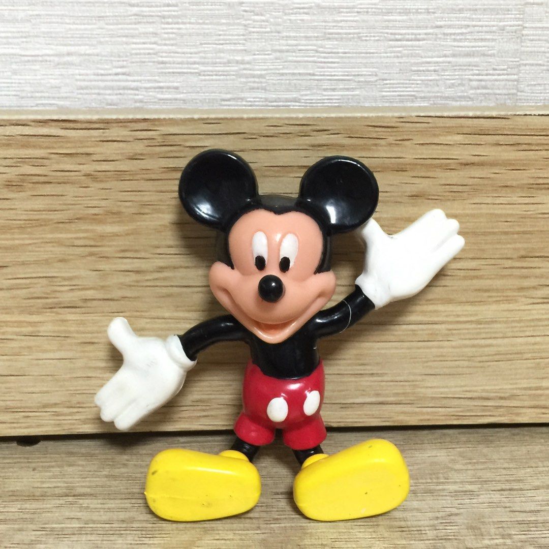 Vintage 8cm Mickey Mouse Bendable Toy Figure - Disney 1993 Monogram, 興趣 ...