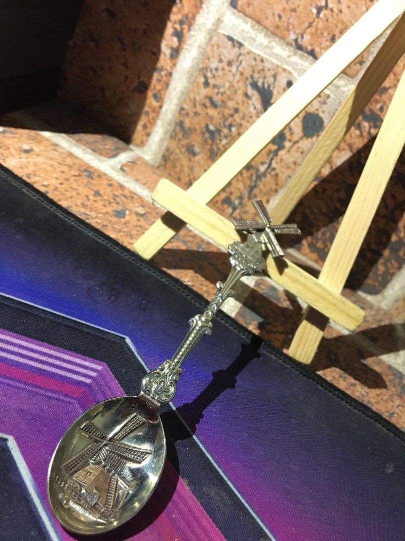 Vintage Solvang Windmill Spoon ( Silver ), Hobbies & Toys, Memorabilia ...